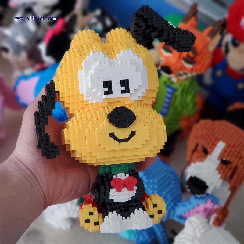 Disney Character mini lego blocks mickey minnie lion