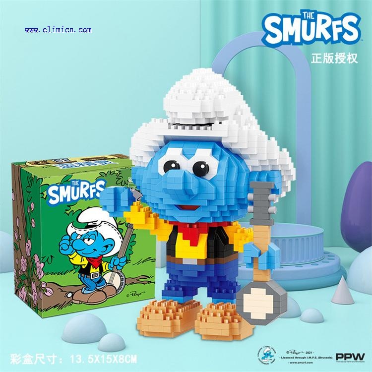 The Smurfs mini building Lego toy