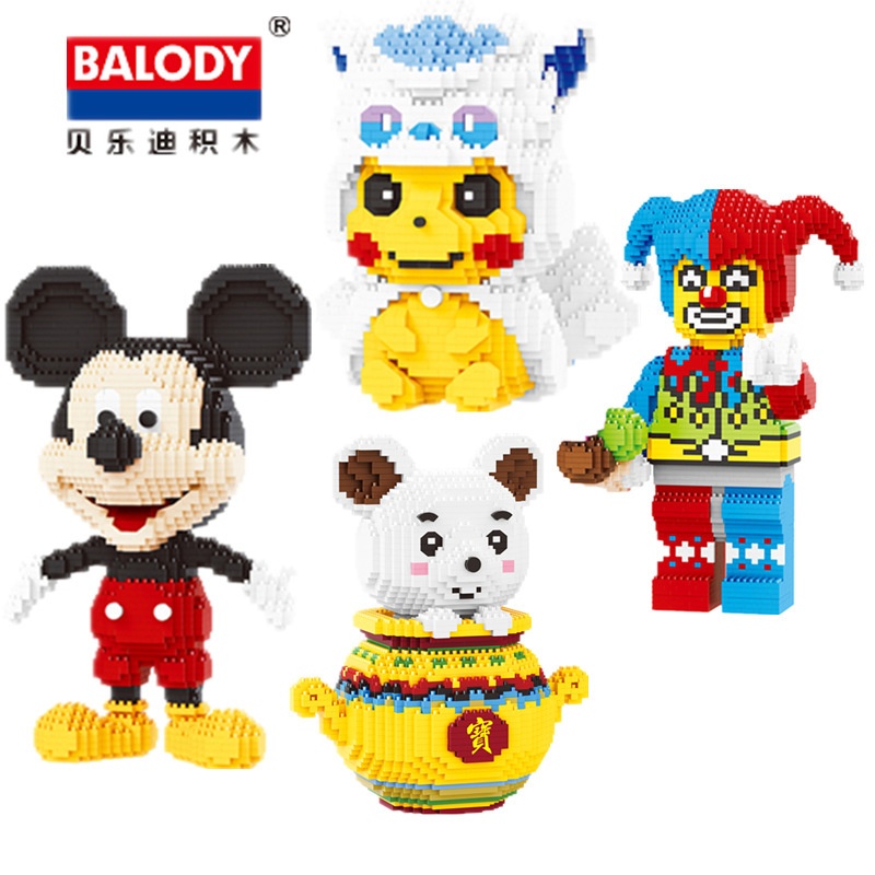 Balody Mini Blocks LEGO Figures Model DIY Building Toy cartoon Hero