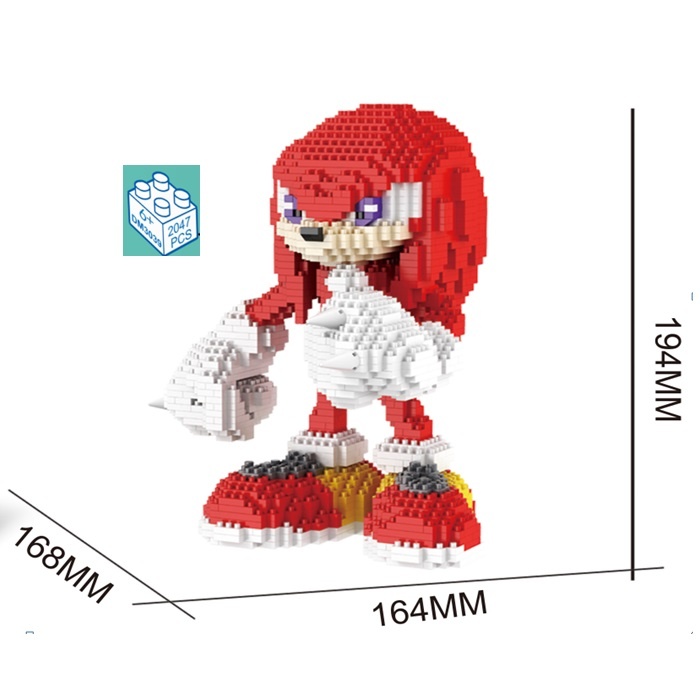 Mini Blocks Cartoon Sonic the Hedgehog Figures Anime Collection DIY ...