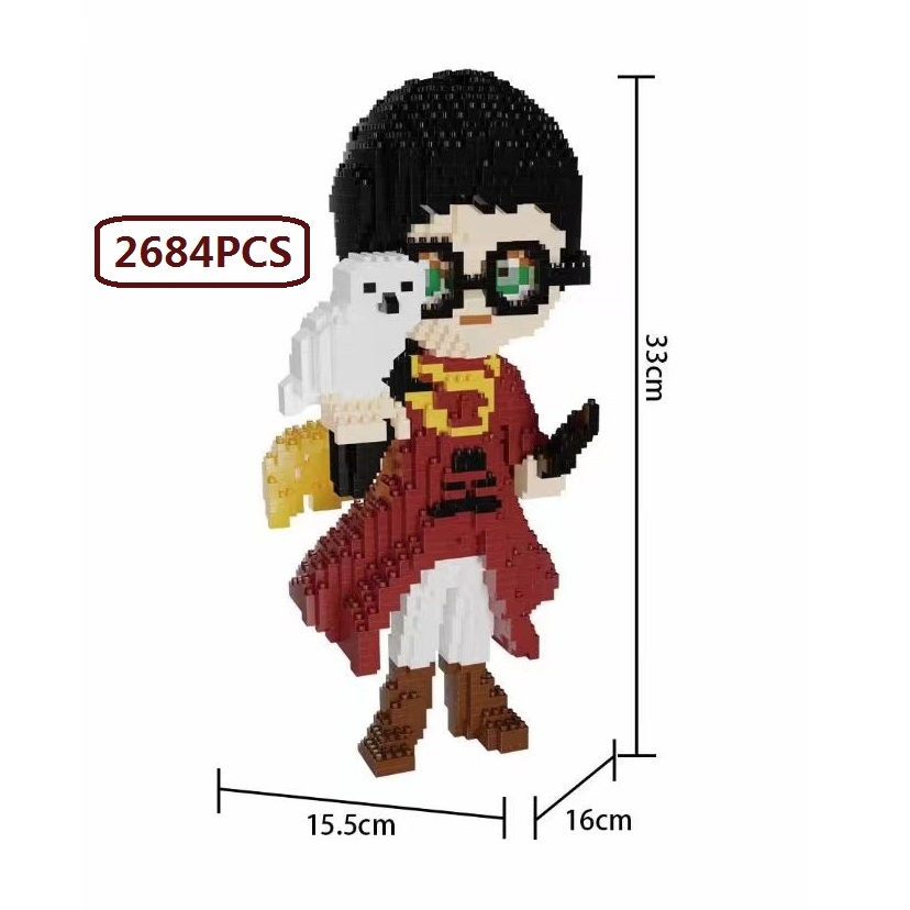 Mini Blocks Cartoon harry potter Anime Collection LEGO Building Toy
